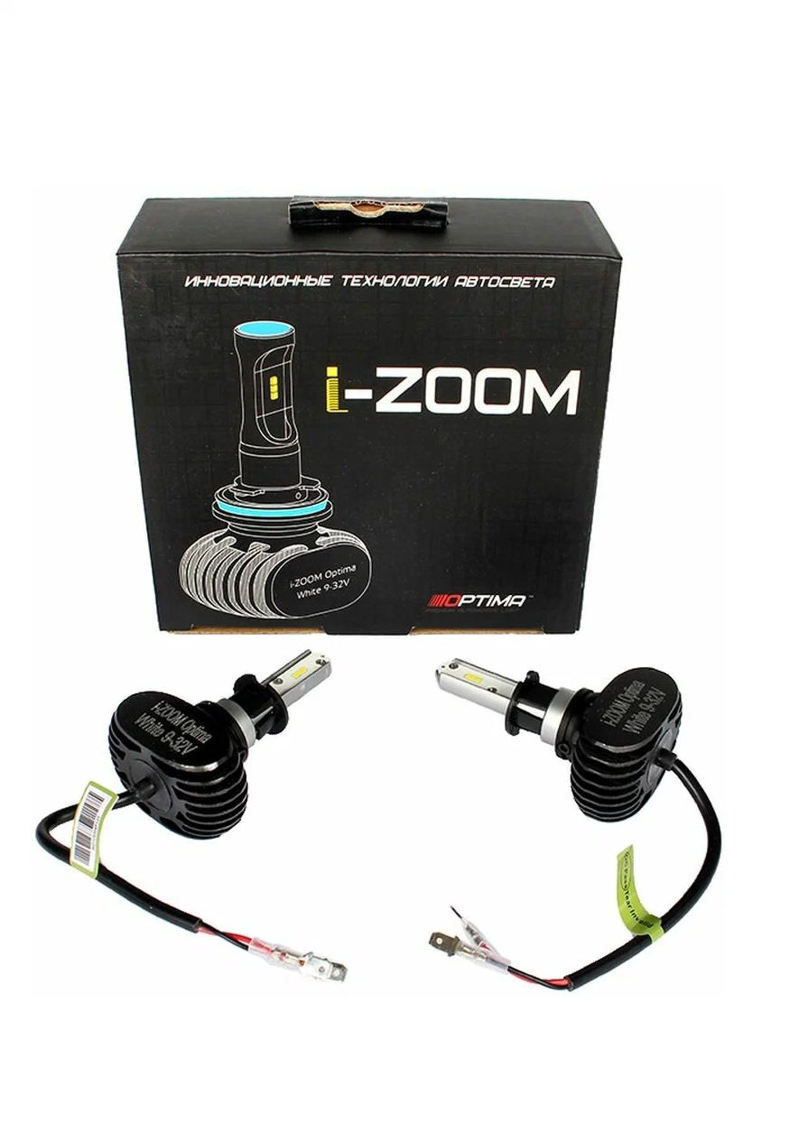 Светодиодные лампы Optima LED i-ZOOM H3 White 5100K 9-32V (2 лампы)