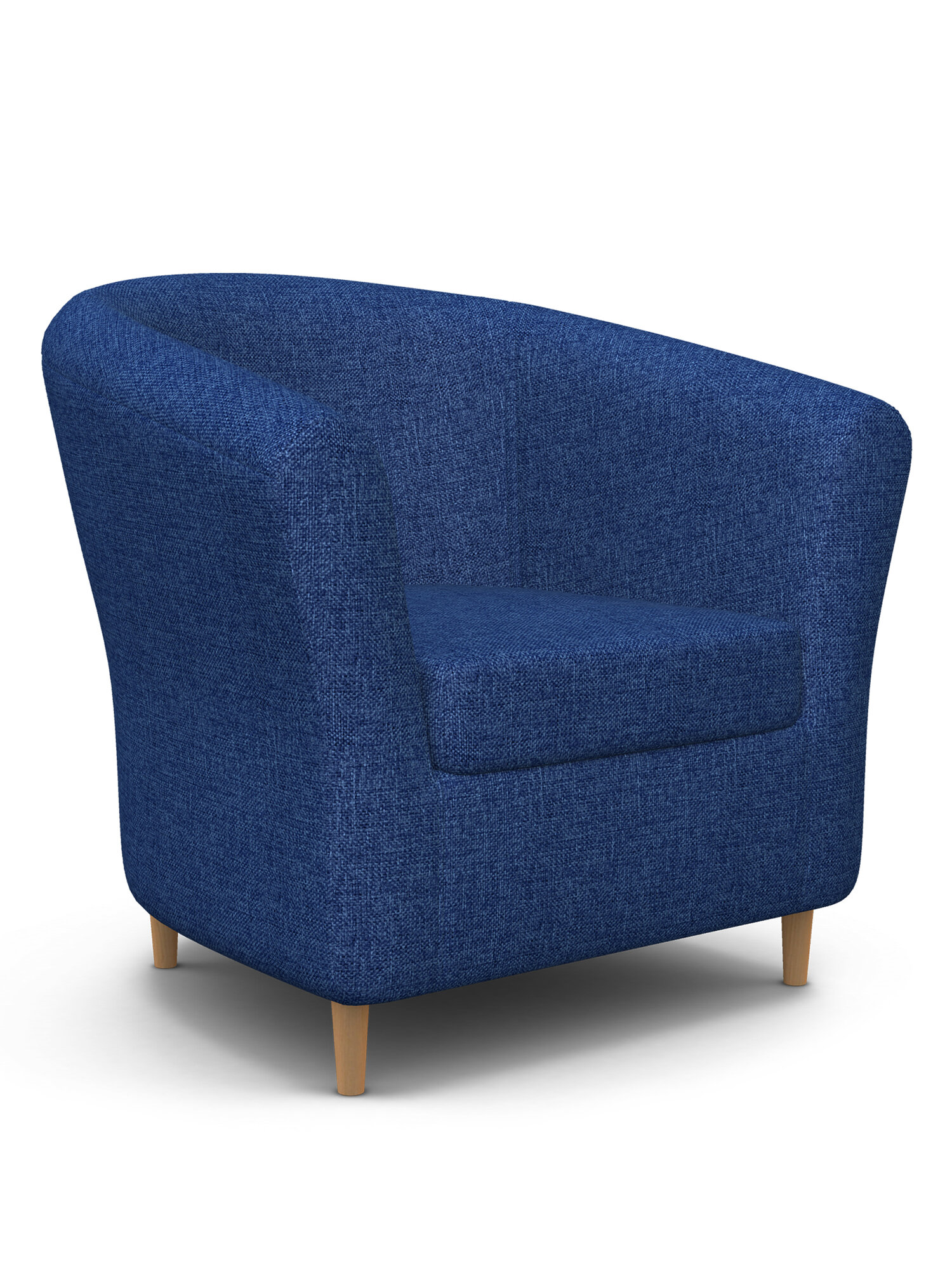 Кресло Евро Лайт рогожка синий