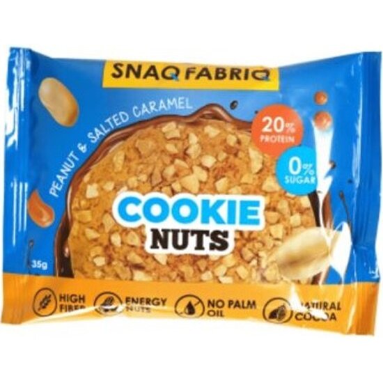 Протеиновое печенье Snaq Fabriq Арахисовый десерт с солёной карамелью 35гр.