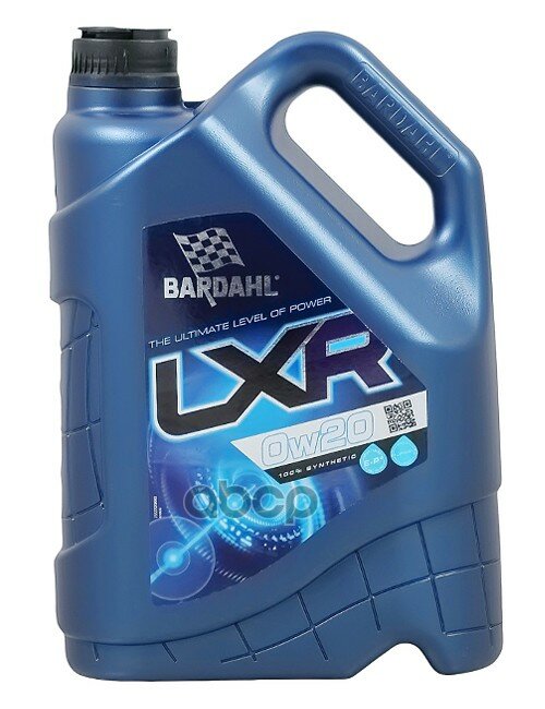 Bardahl 0W20 PLASMA LXR ACEA C6, API SP, ILSAC GF-6, 5L (синт. моторное масло)