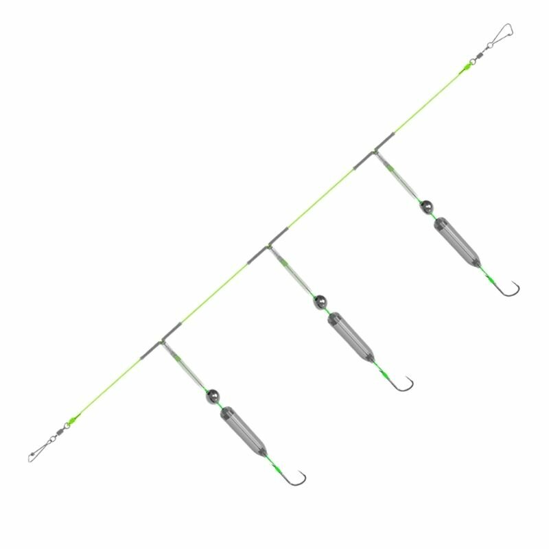 Готовые рыболовные оснастки с тройными крючками