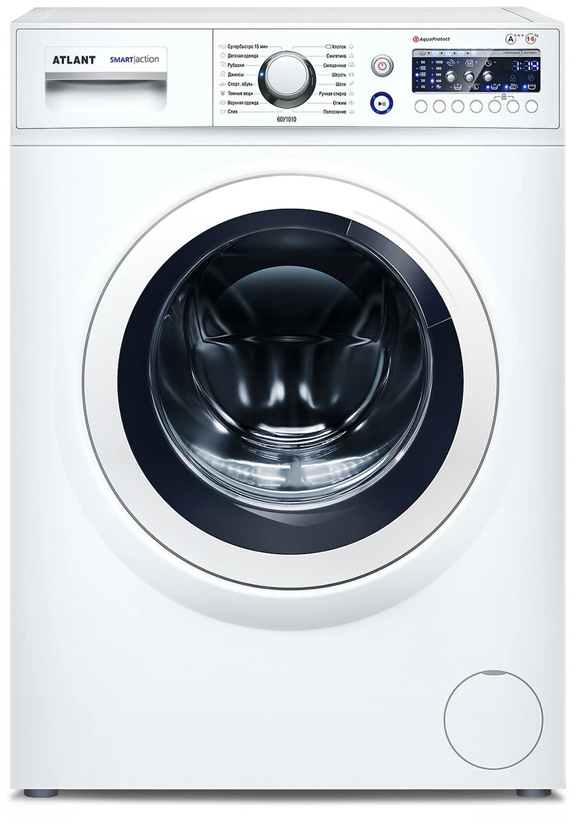 Стиральная машина Atlant СМА-60 У 1010-00 автомат 6 кг, белый