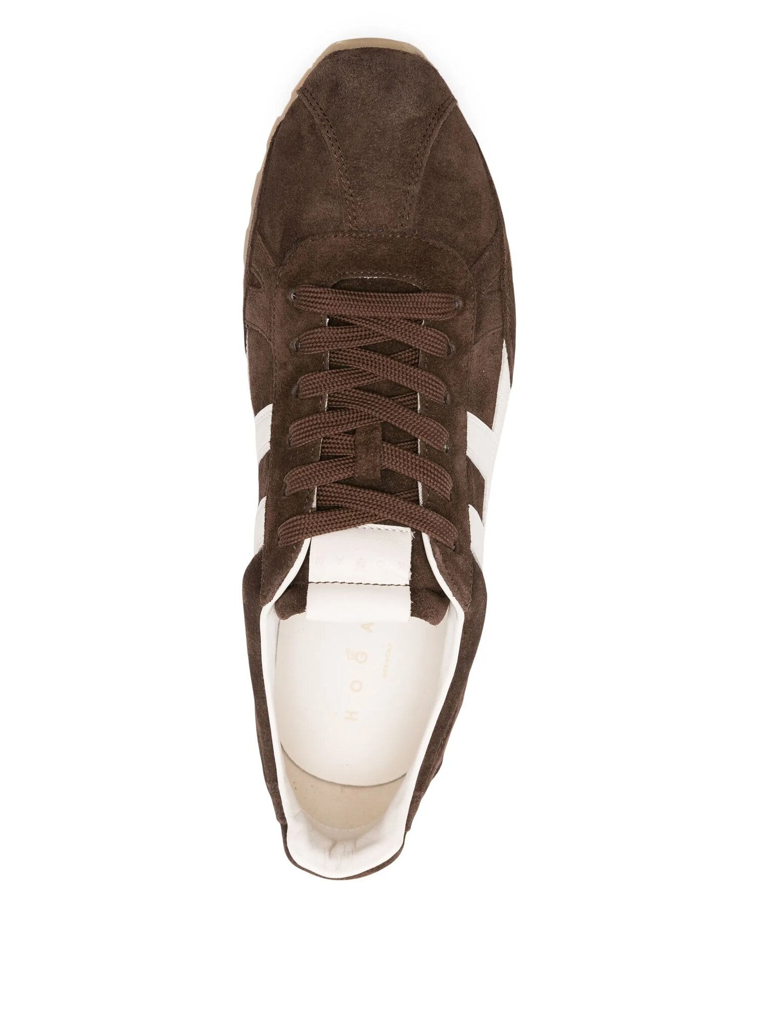 Кроссовки Hogan 86er, размер 8 UK, коричневый/серый/оранжевый — фото 1