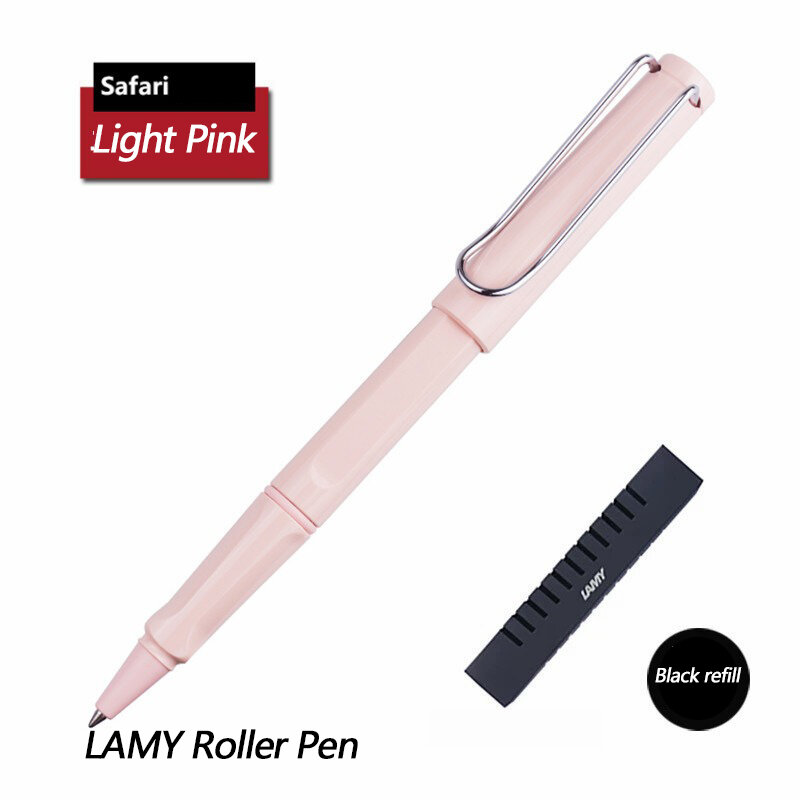 Перьевая ручка LAMY Сафари пишущий инструмент,1,199 black, true, true,0.7, бледно-розовый,