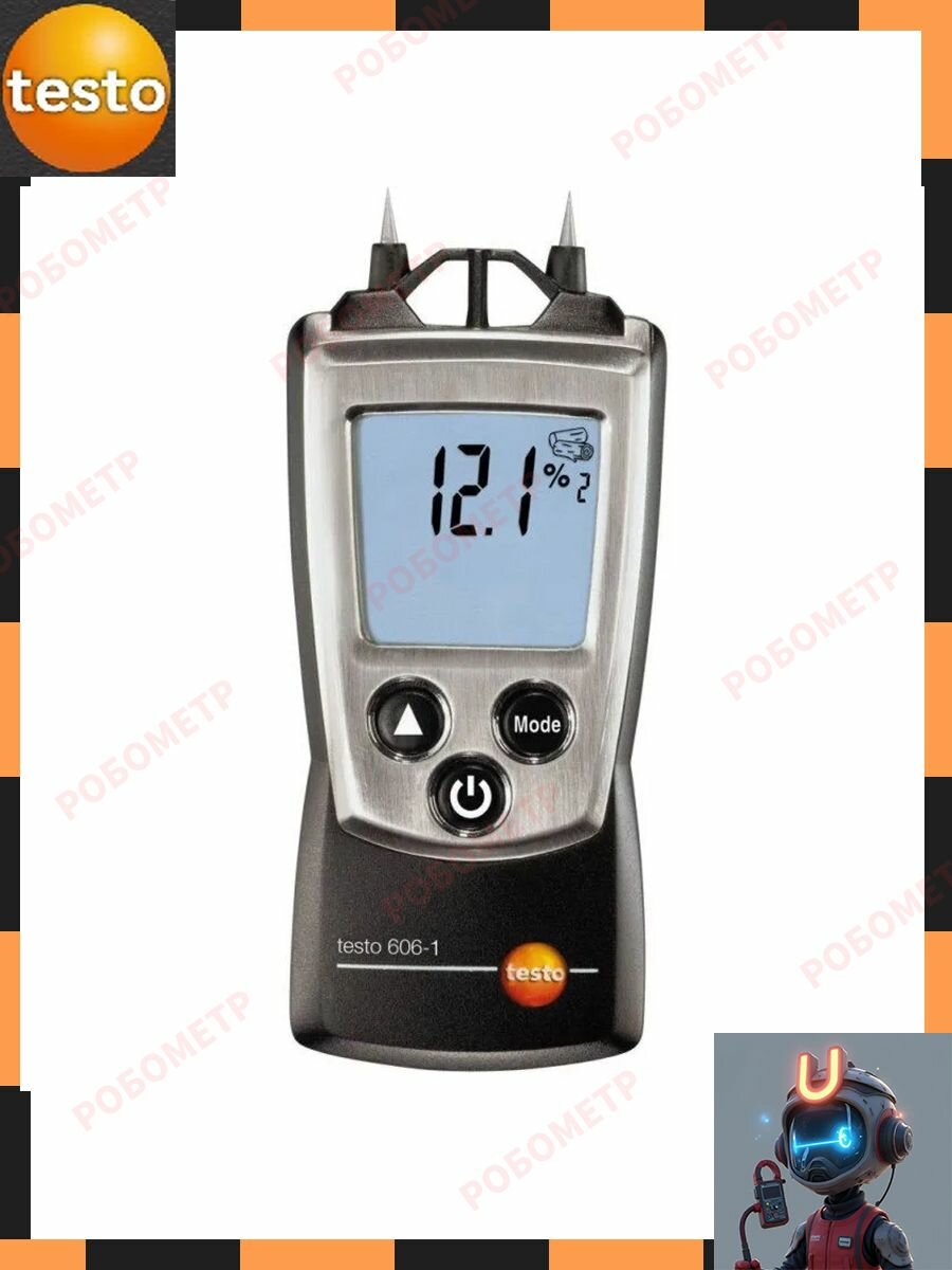 Влагомер Testo 606-1 измеритель влажности строительных материалов и древесины, Госреестр СИ