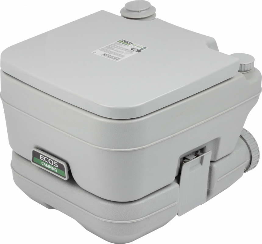 Биотуалет ECOS OC07, объем 10 л, размер 35*41*32 см, двойной клапан