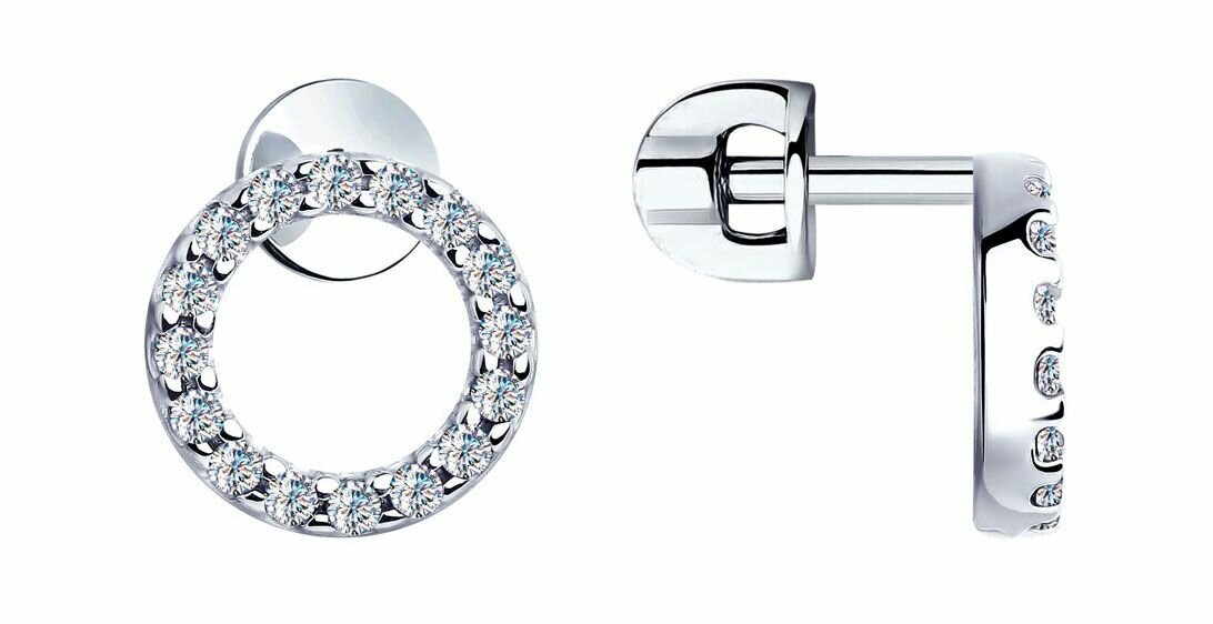 Серьги, серебро, 925 проба