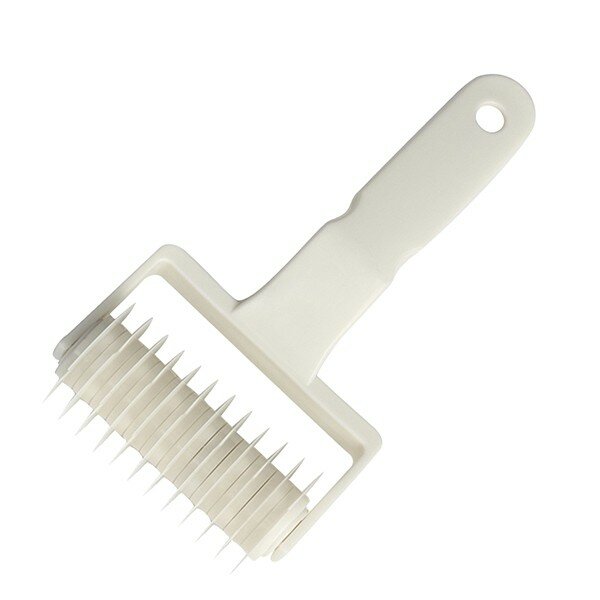Нож роликовый для теста «Сетка», пластик, 175✕92✕45 мм, бежевый (Доляна)