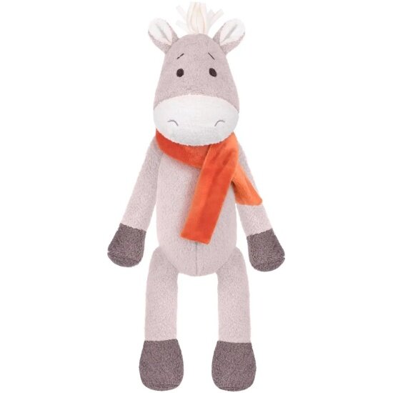 Мягкая игрушка Maxitoys Серая Лошадка 33 см