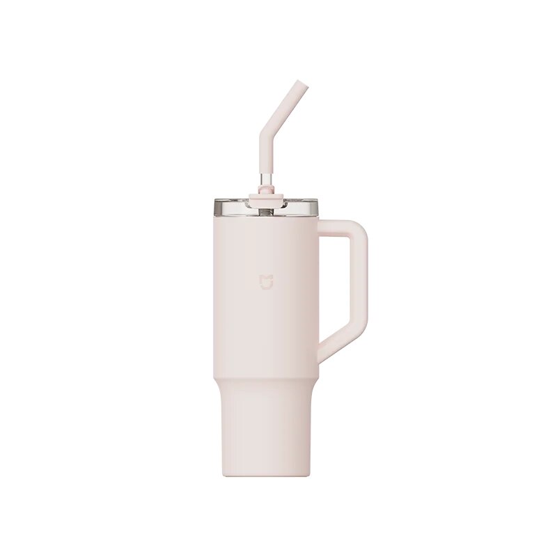 Straw Cup 1л Белый/Зеленый Белый, Pink