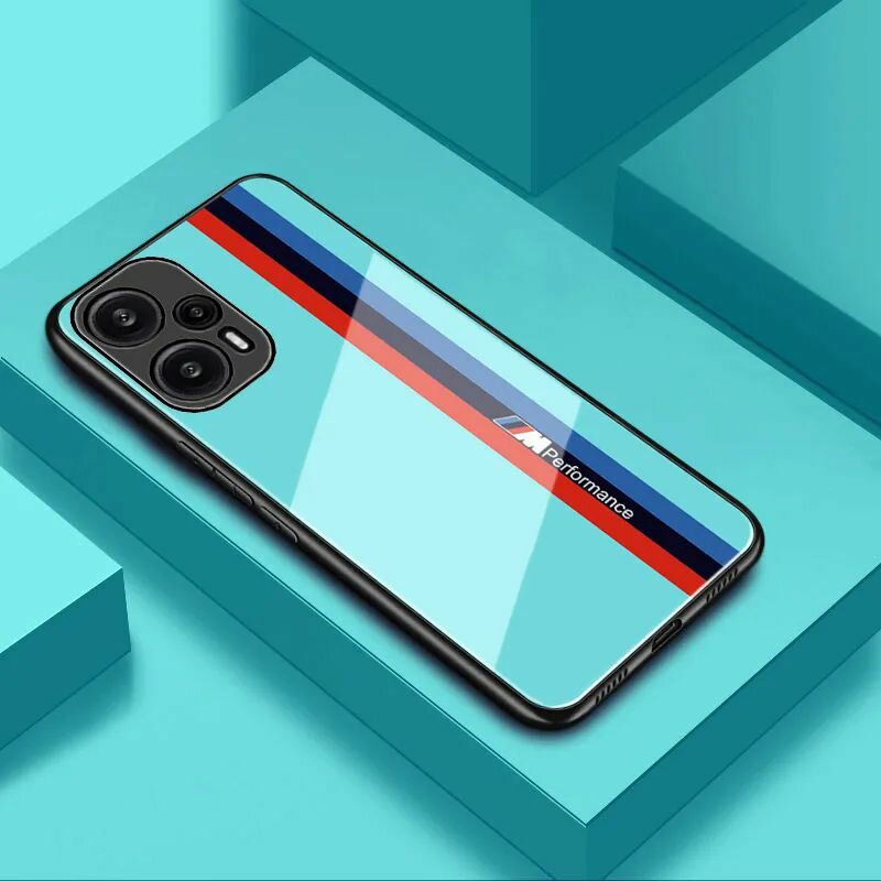 Подходит для Xiaomi Redmi Note 12 Turbo/Poco F5, Сяоми Редми Ноут 12 Турбо/Поко Ф5, защитный чехол из материала track glass, защитная оболочка смартфона + подарочное защитное стекло