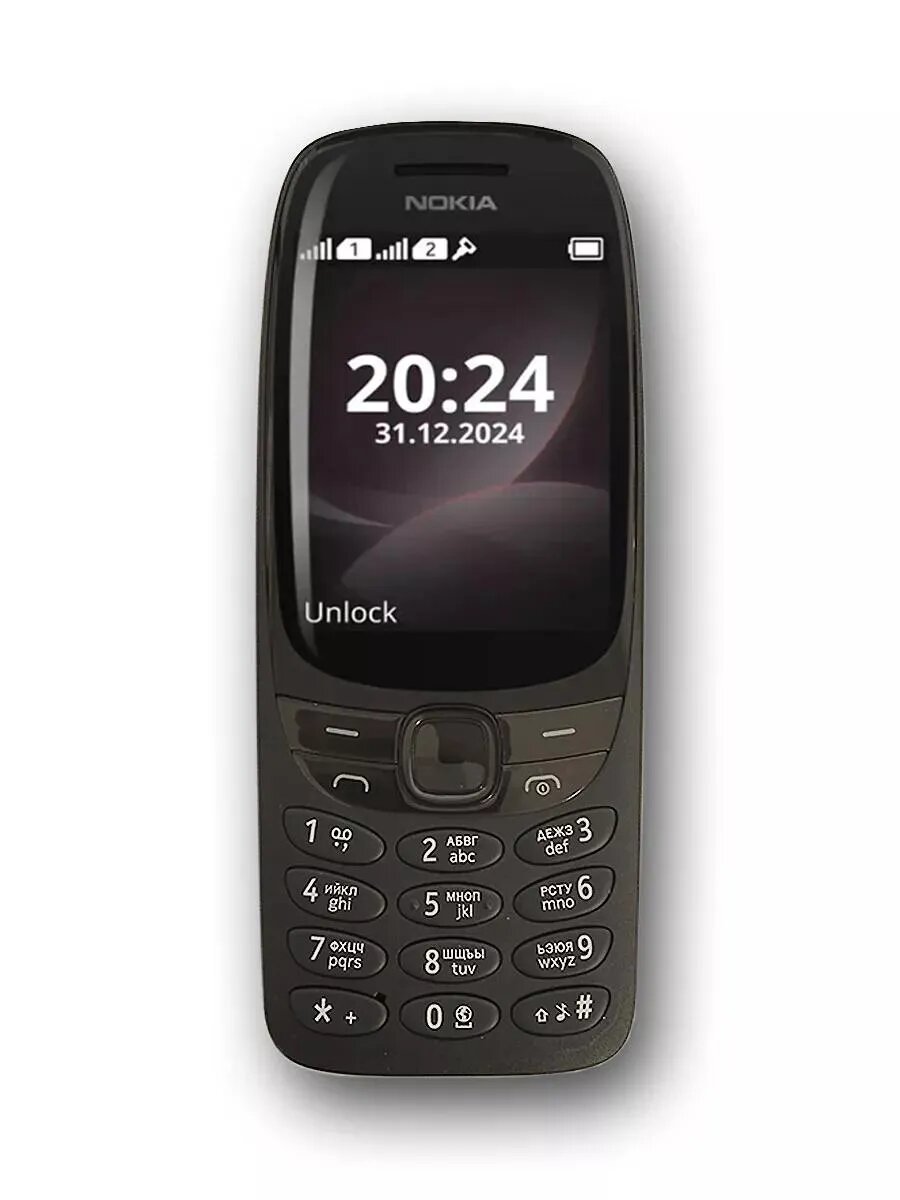 Мобильный телефон кнопочный 6310 2G 2024 TA-1607 DS BLACK