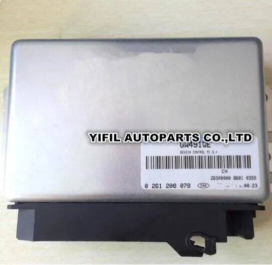 Для автомобильного двигателя, компьютерная плата/M154 ECU/электронный блок управления/автомобильный ПК/Безопасный для Great WALL 0261208078 QW491QE/водительский компьютер