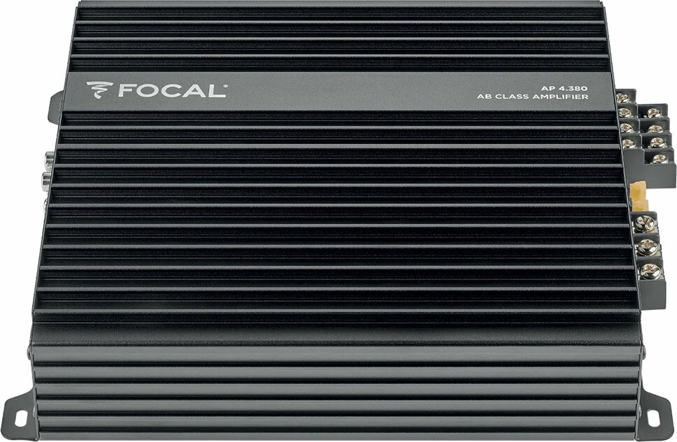 Автомобильный 4-канальный усилитель Focal Auditor AP 4.380 класса AB для акустики, 4x70 Вт — фото 1