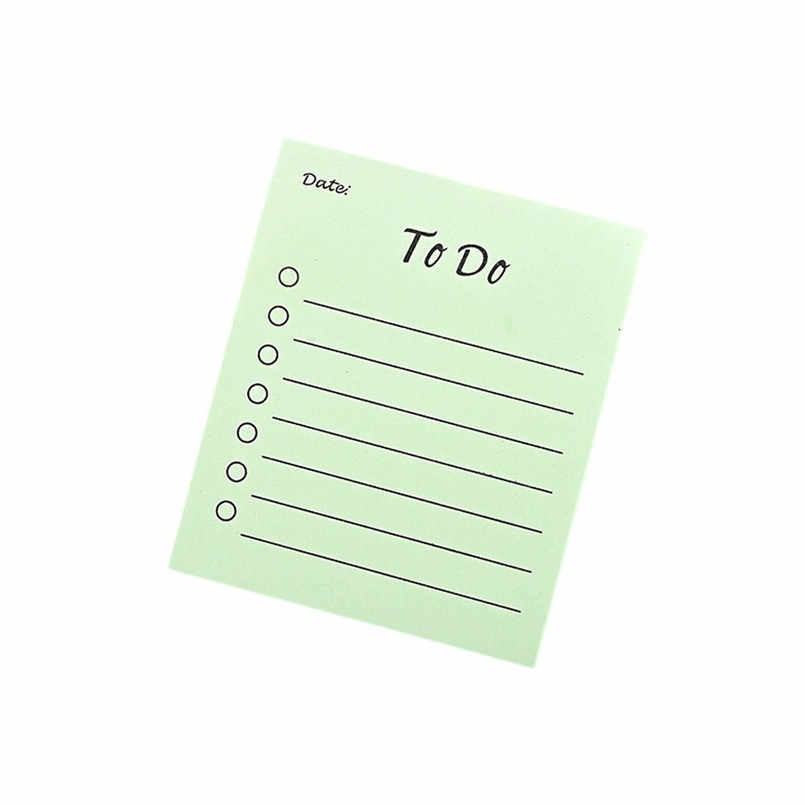 Простой блокнот для заметок с линиями стикеры списка дел