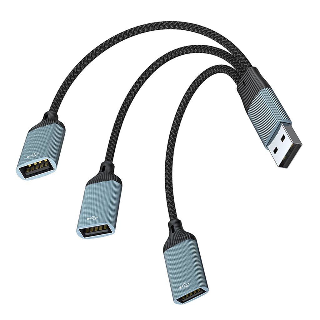 2/3-портовый адаптер-разветвитель USB2.0 с выходом для зарядки 1,5 А, Компьютерный аксессуар