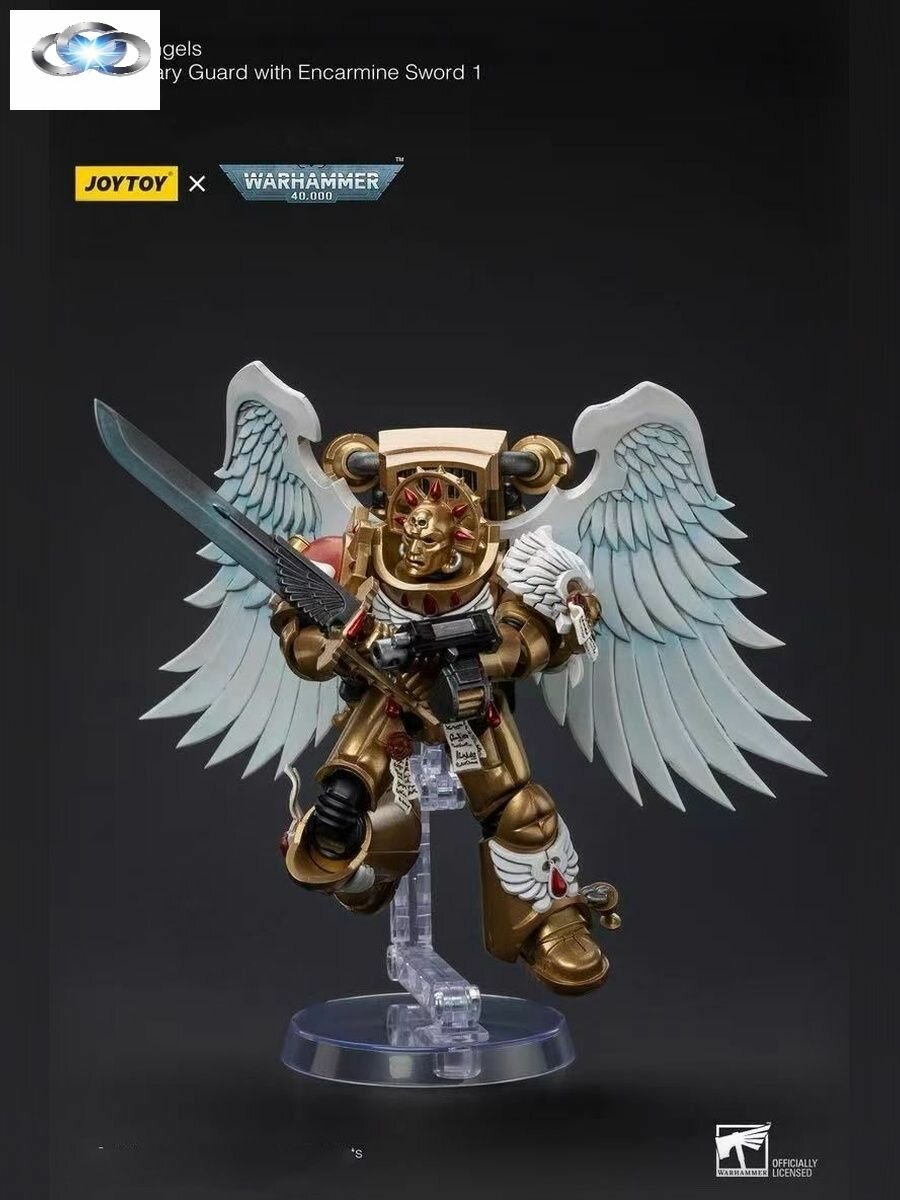 Warhammer 40000/фигурка- Blood Angels Sanguinary Guard with Encarmine Sword 1/Подарок для мальчика/14M(коробка)