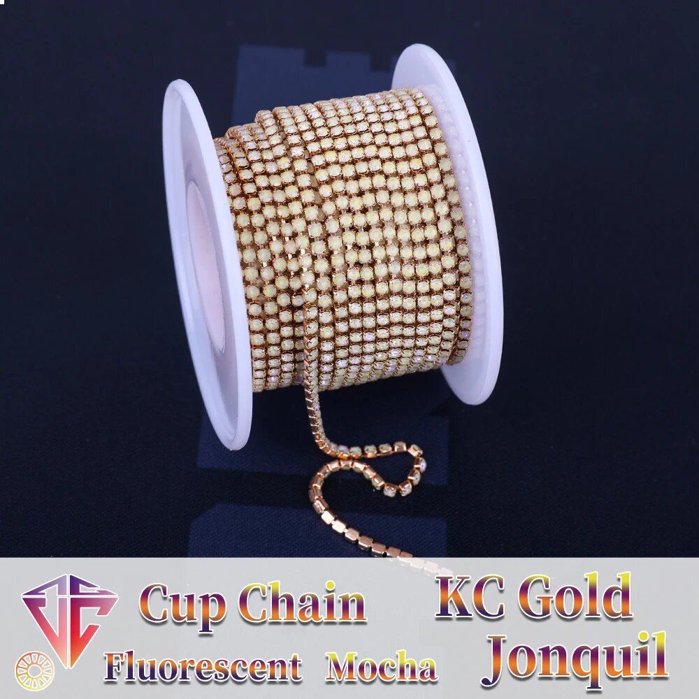 Купонный цепь KC Gold Jonquil, SS6(2mm)-1yard