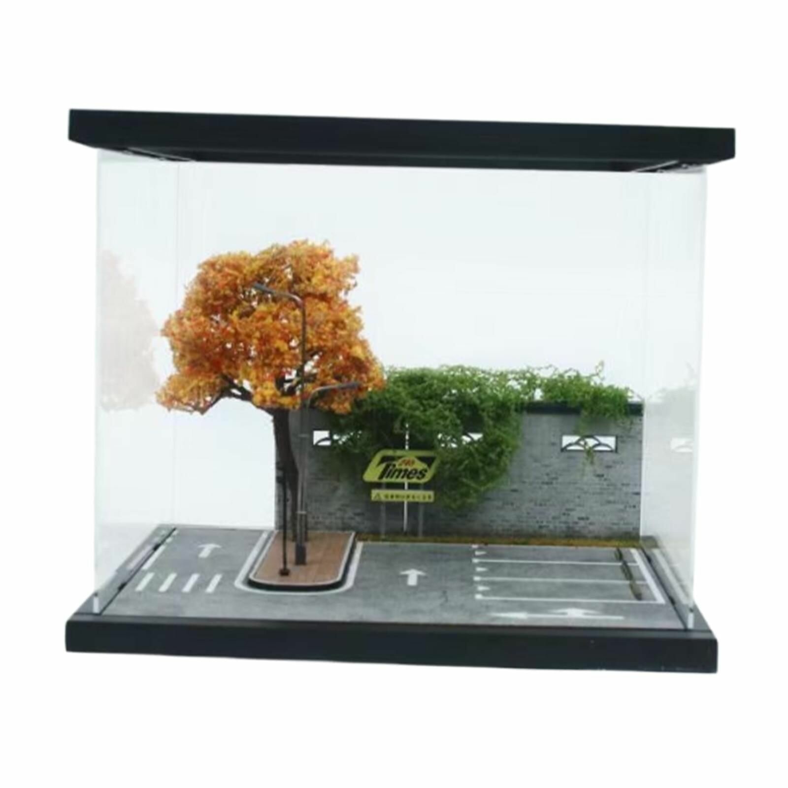 Макет сцены парковки для моделей автомобилей 1:64, имитация уличных сцен, для коллекций и дисплеев