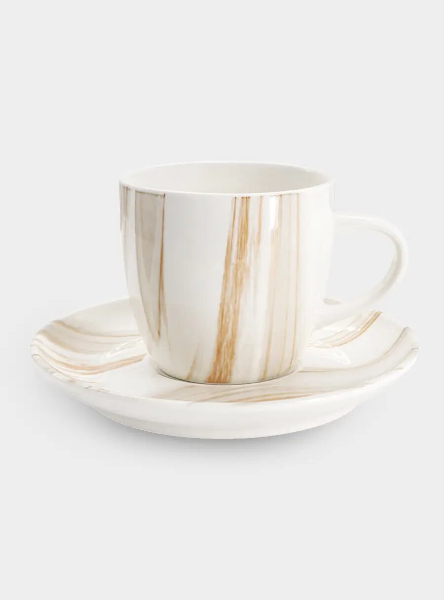 Чашка с блюдцем, 250 мл, The Royal Marble
