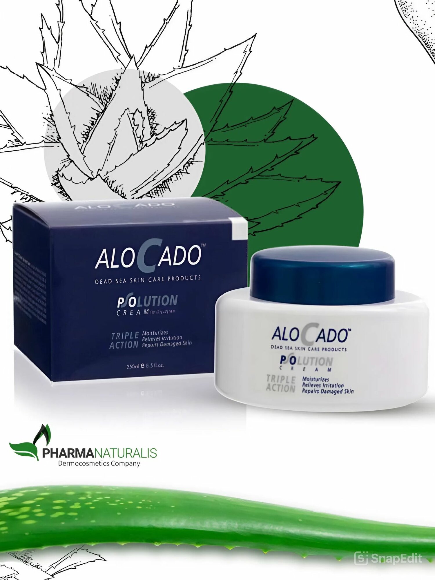 Крем от зуда Alocado Cream заживляющий / Мазь для рук и ног, лечение экземы и трещин Алокадо / Средство от раздражения и зуда