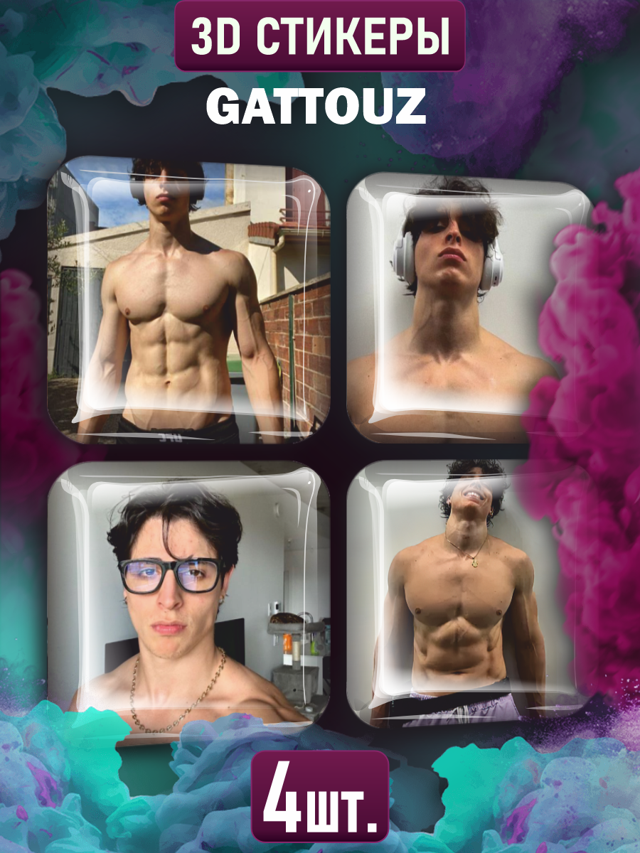 Наклейки на телефон 3D Gattouz0 актер