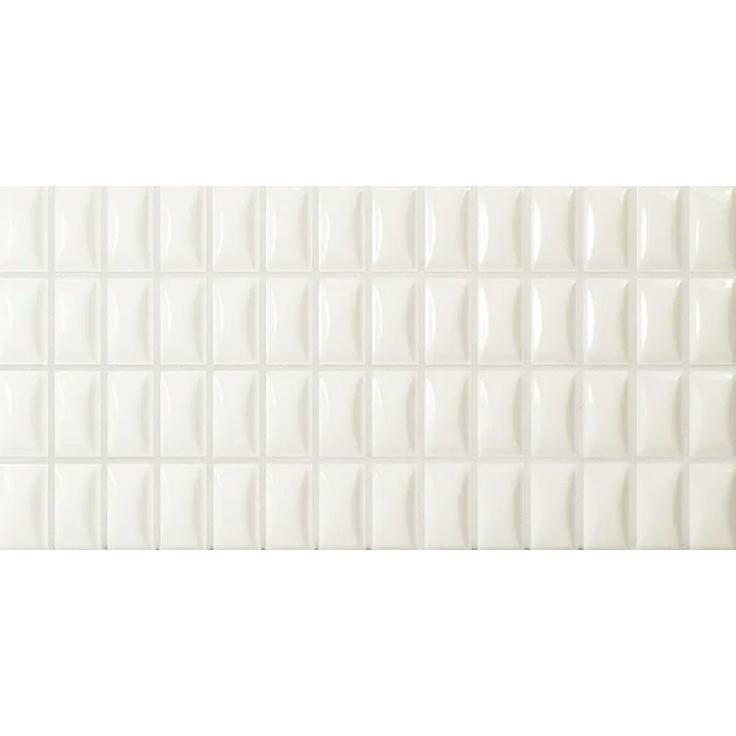 Керамическая плитка WOW 3D Bars 135547 12,5x25 Глянцевая Белый