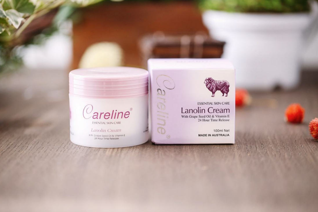 Плацентарный крем Careline Lanolin Cream, для лица, антивозрастной, с плацентой, 100мл