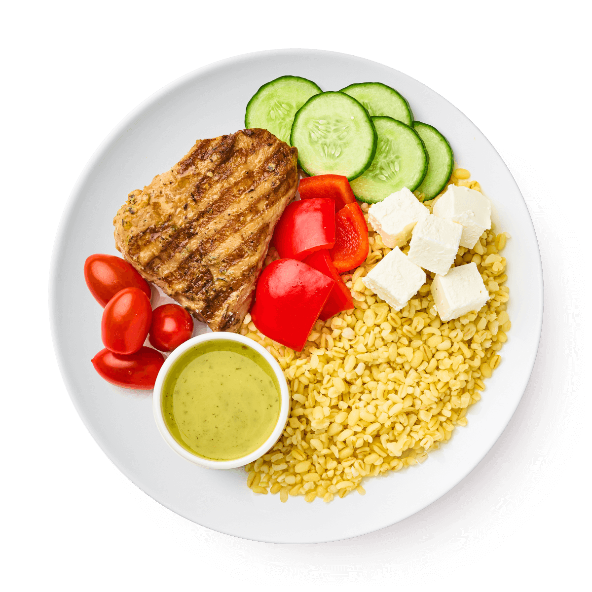 Индейка с булгуром и овощами "Из Лавки", с соусом, 1 упаковка