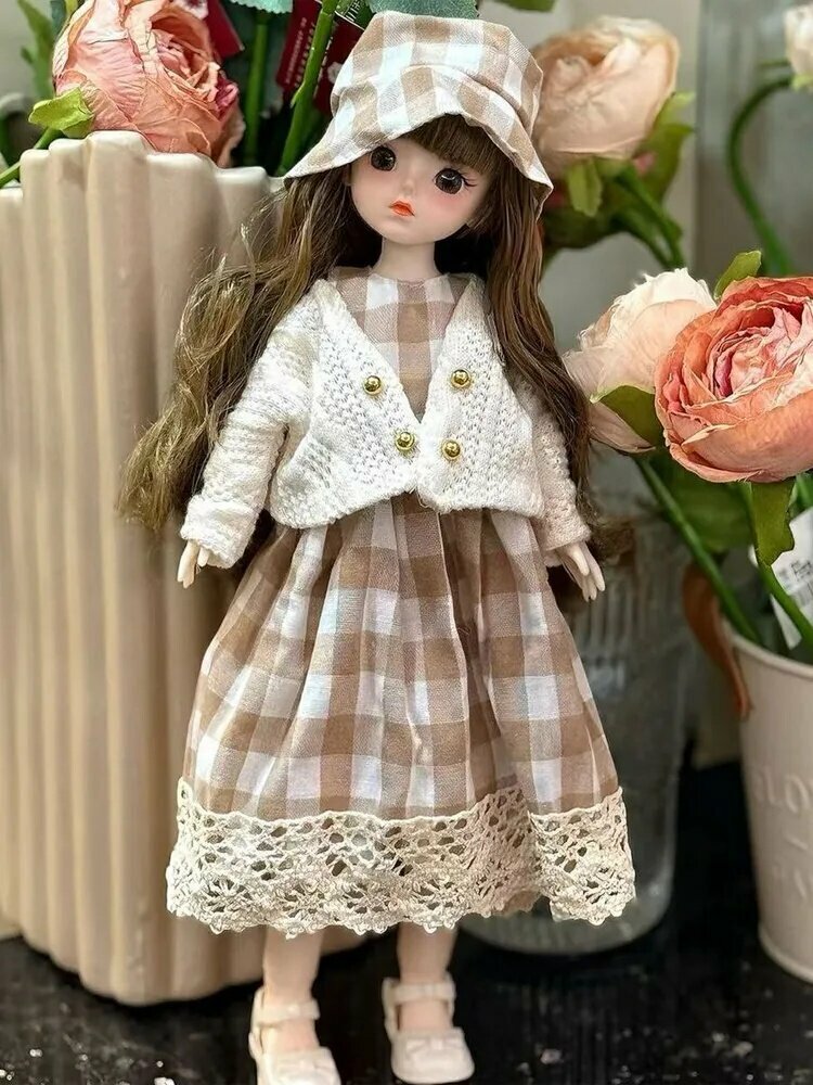 Кукла шарнирная для девочки BJD 31см Новый год День рождение