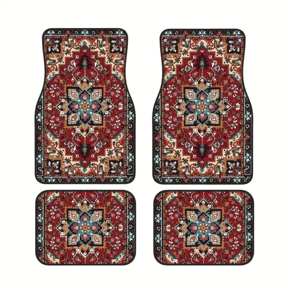 Коврики в салон автомобиля из полиэстера, 4 шт, размер 33*44 см+44*68 см