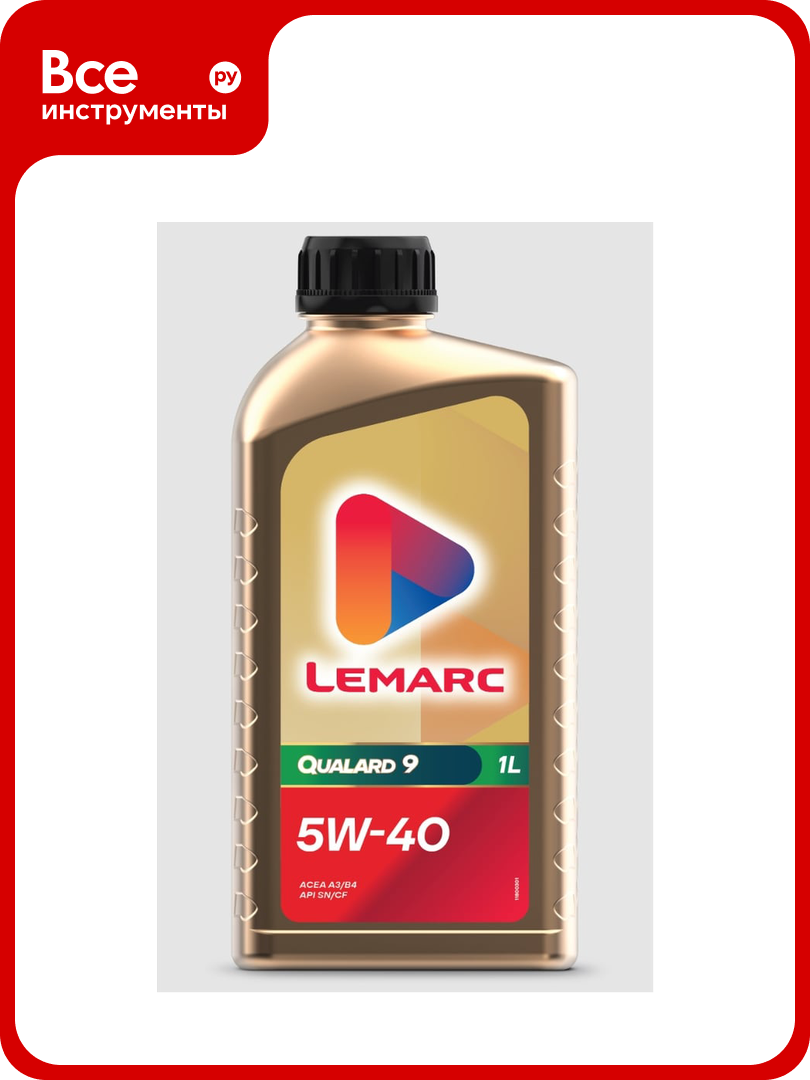 Моторное синтетическое масло Lemarc QUALARD 9 NFC 5W30, канистра 1 л 11790301