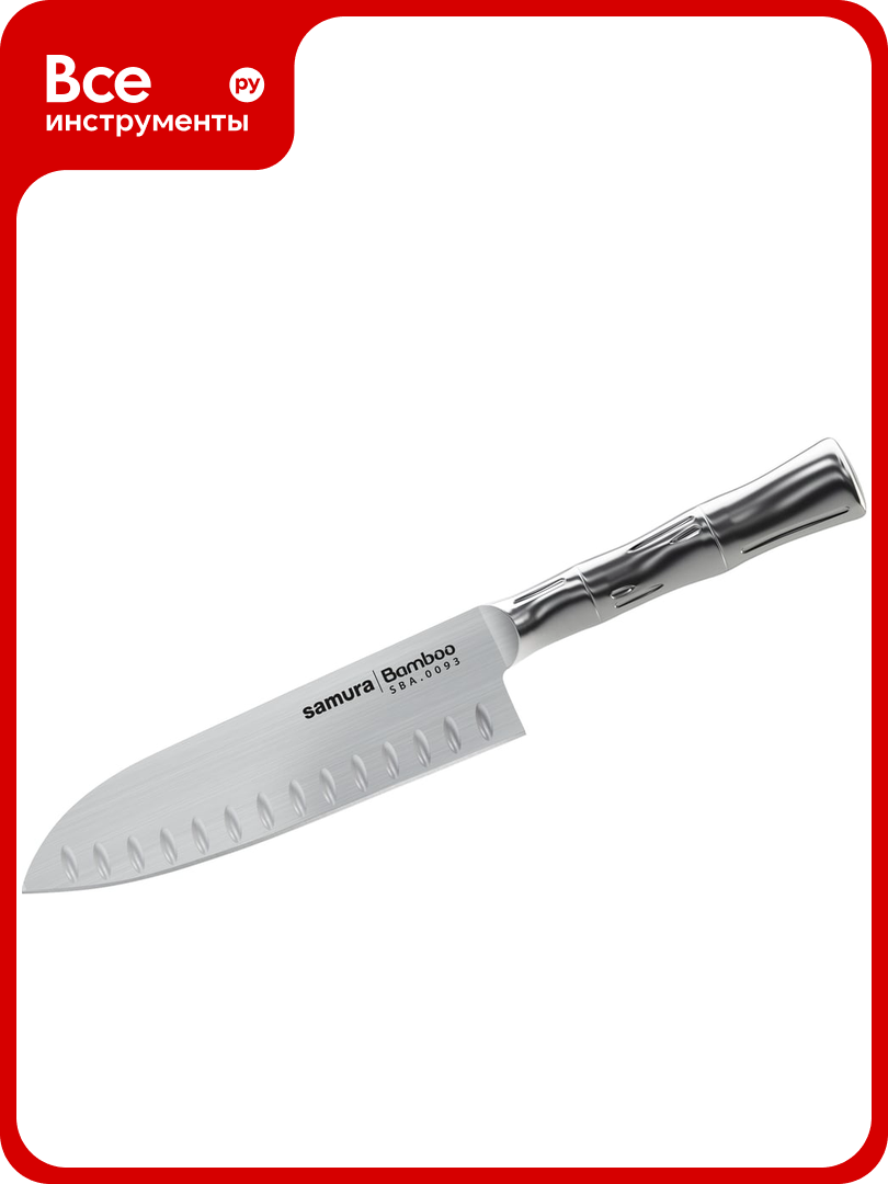 Кухонный нож Samura "Bamboo" Сантоку 137 мм, AUS-8 SBA-0093/K