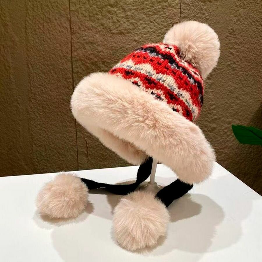 Шапка-ушанка для женщин