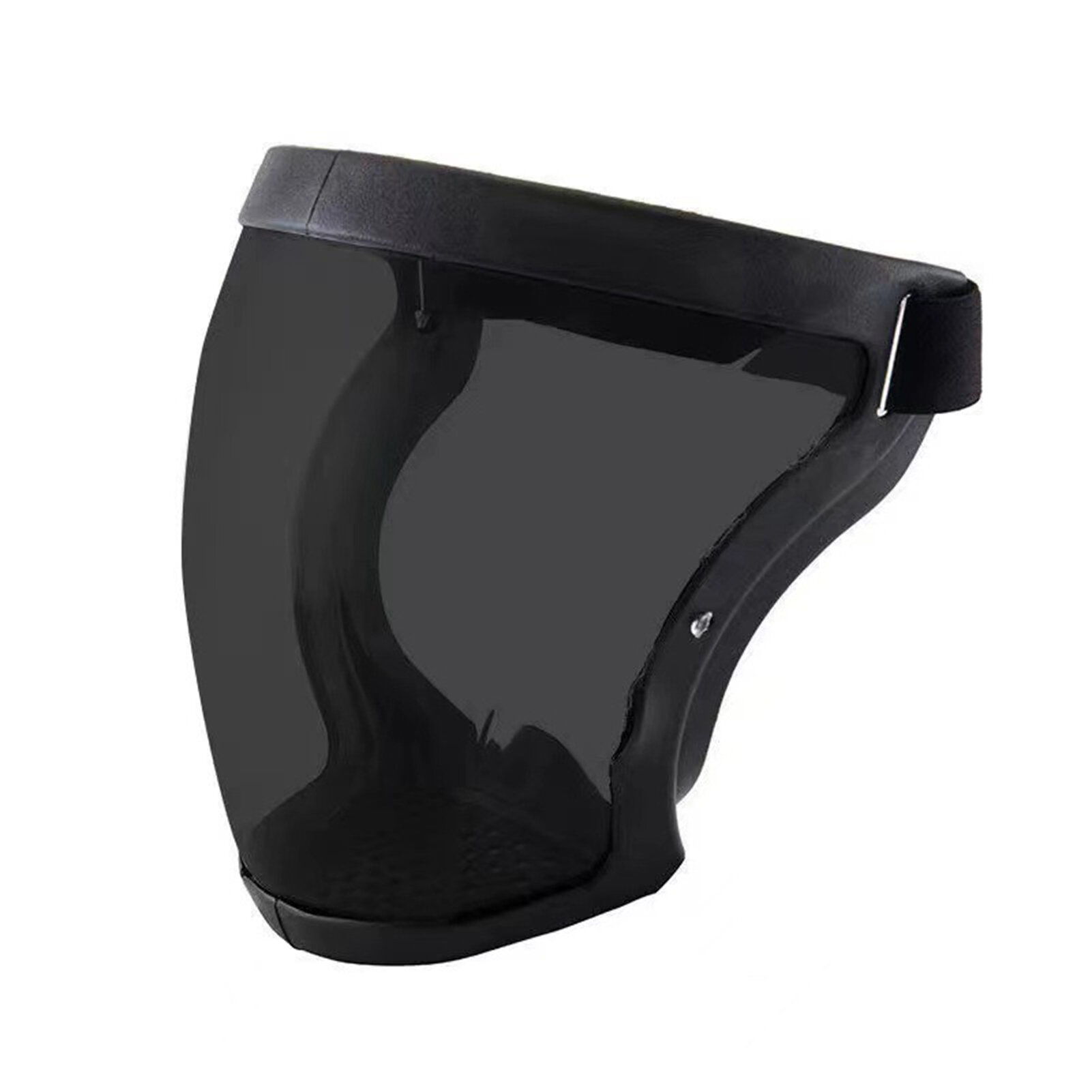 Щиток для лица для сварки 120℃ с встроенным фильтром против PM2.5, черный/коричневый (выбор), материал PC+силикон, размер 19*9*17.5см, вес 193г, упаковка 20.5*16*18см, вес упаковки 260г, 1 шт.
