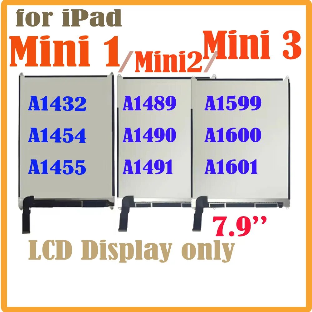 7,9-дюймовый ЖК-дисплей для iPad Mini 1 Mini 2 Mini 3 ZUIDID mini 3 lcd