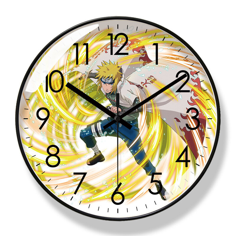 Горячая распродажа8050 Настенные часы для гостиной, часы Наруто, домашние часы, настенные часы, современные бесшумные часы с длинным сроком службы батареи, кварцевые часы