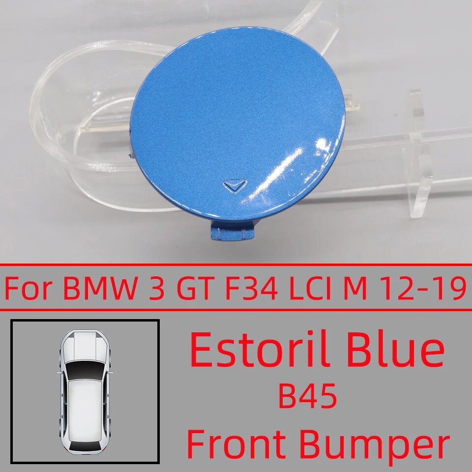 Крючок буксировки бампера BMW F34 Estoril Blue