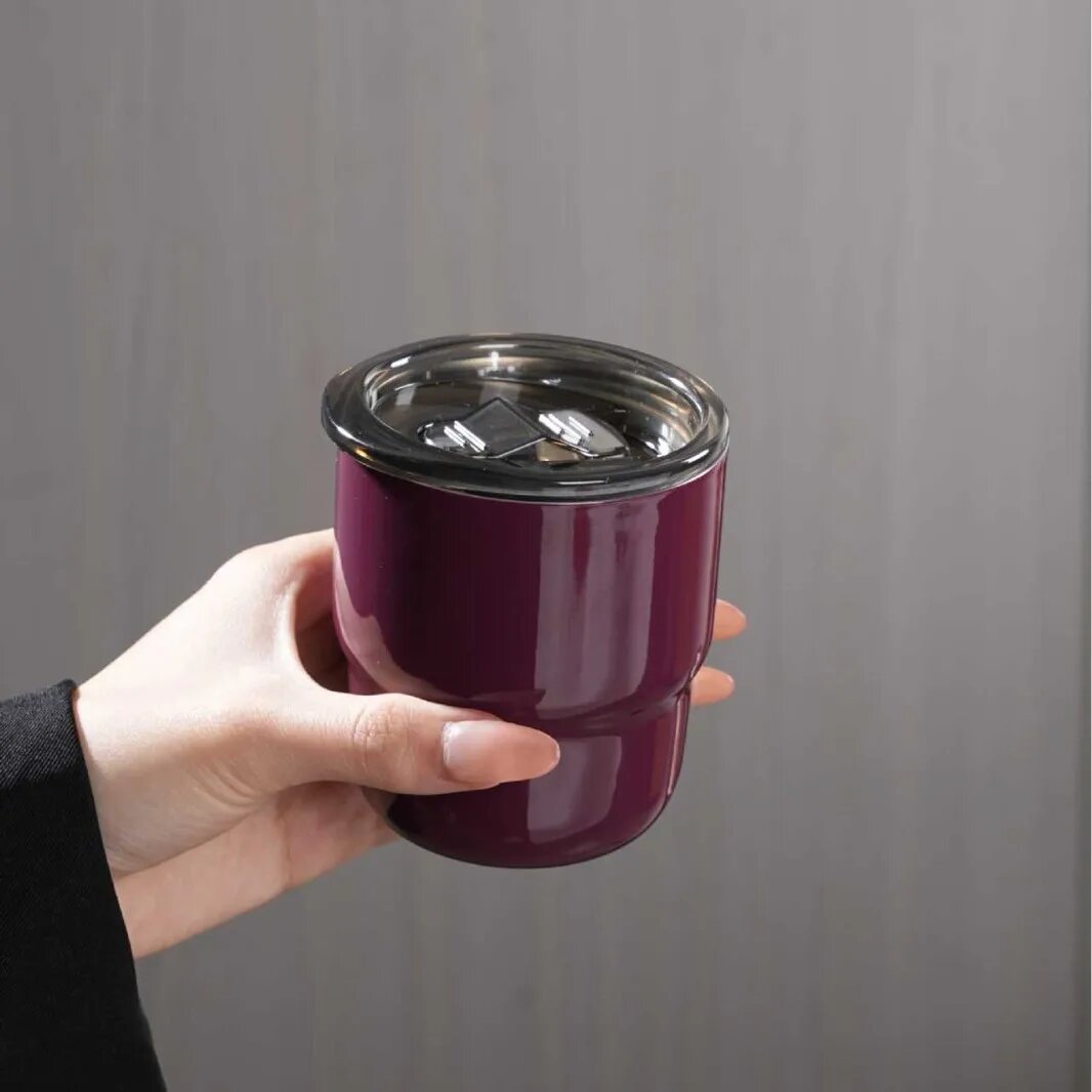 FUYAOZHISHANG вакуумная кружка из нержавеющей стали Бордовый, Dark red