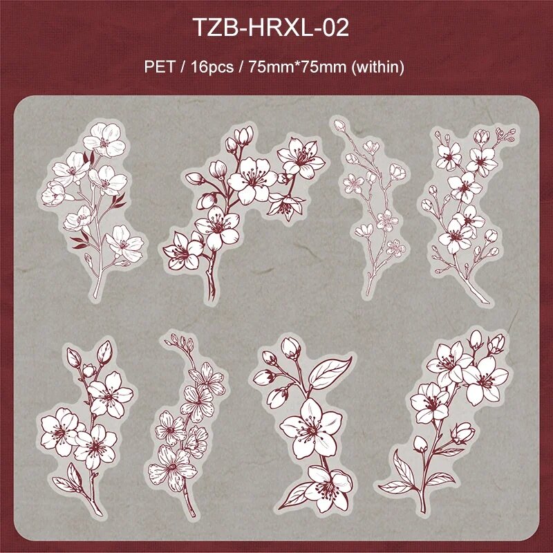 Jianwu стикеры для скрапбукинга TZB-HRXL-02