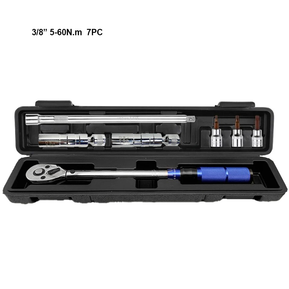 Динамометрический ключ LIXIU 3/8" 5-60 Нм 7PC