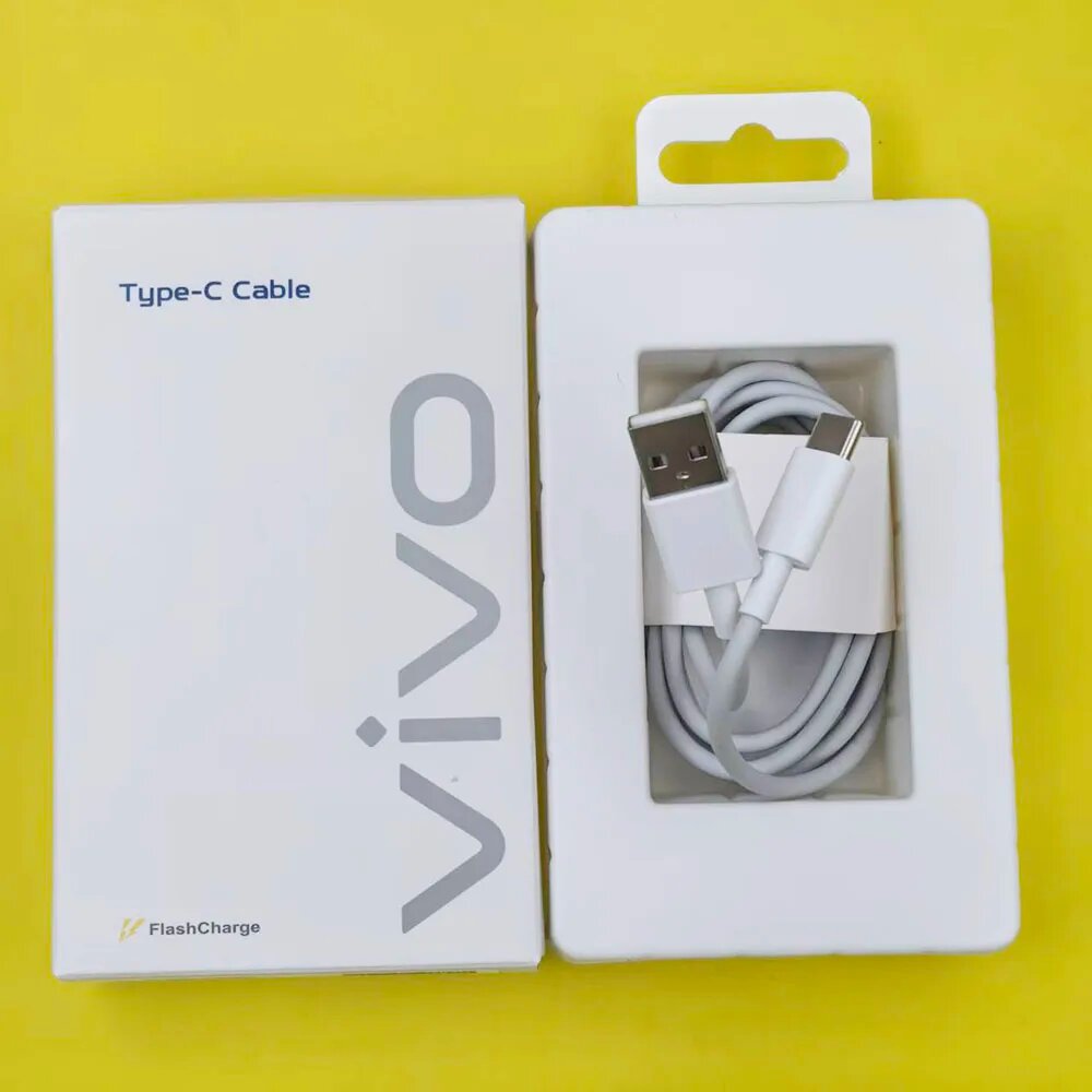 Оригинальный кабель для быстрой зарядки 4A FlashCharge Type-C для Vivo V40 V30 V29 X300 X200 X100 Pro/FE Y200 Y300 iQOO 12 11 Z9 Turbo