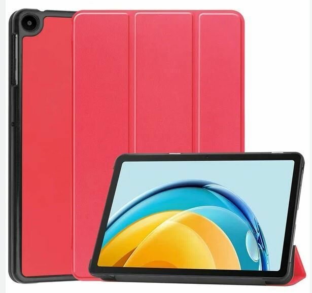 Чехол на Huawei MatePad SE 2022 года / AGS5-L09: AGS5-W09, умный с магнитом, красный