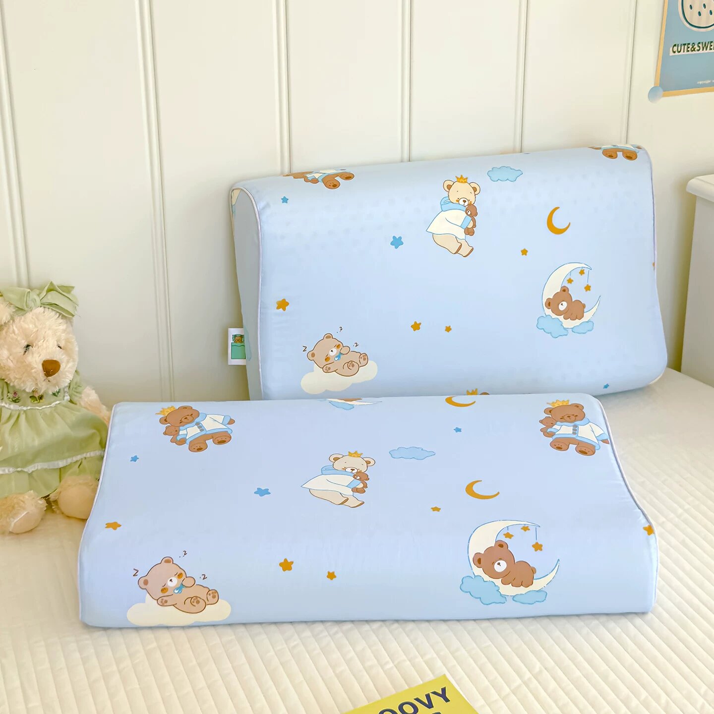 Пододеяльник A-класс 60с перкаля 40x60 см с рисунком Goodnight Bear без наполнителя
