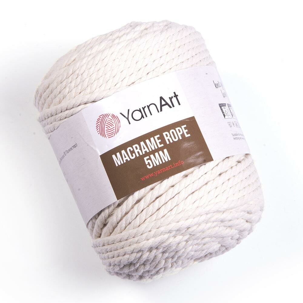 Пряжа YarnArt Macrame Rope 5 mm (2 шт)