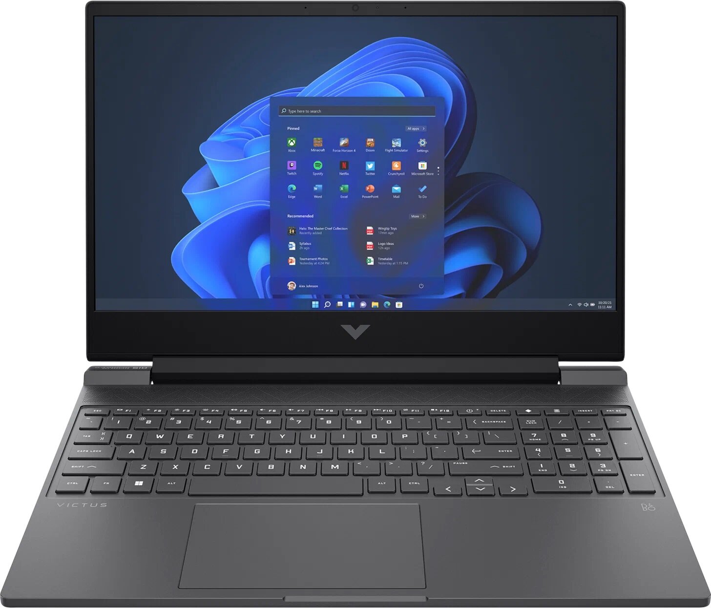 Ноутбук HP Victus 15-fa2082wm B5EQ3UA (Core i5 2100 MHz (13420H)/16384Mb/512 Gb SSD/15.6"/1920x1080/nVidia GeForce RTX 4050 GDDR6/Win 11 Home)