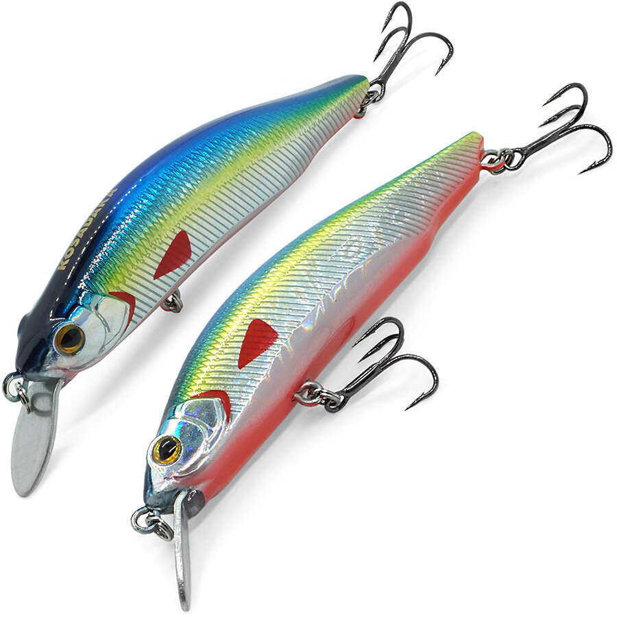 Воблер Kosadaka Baywolf xs 82F плав. , 82мм, 9.3г, 0.5-1.2м; цвет BAK