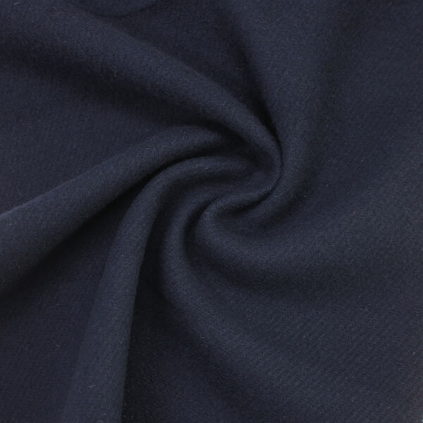 Пальтовая ткань Ткани-100 "Полуночно-Синяя", отрез, 1м x 1,4м, 80%шерсть, 20%полиэстер, синяя