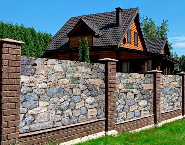 Фотосетка для забора и фасада 3 х 2 м с люверсами / Камни 9