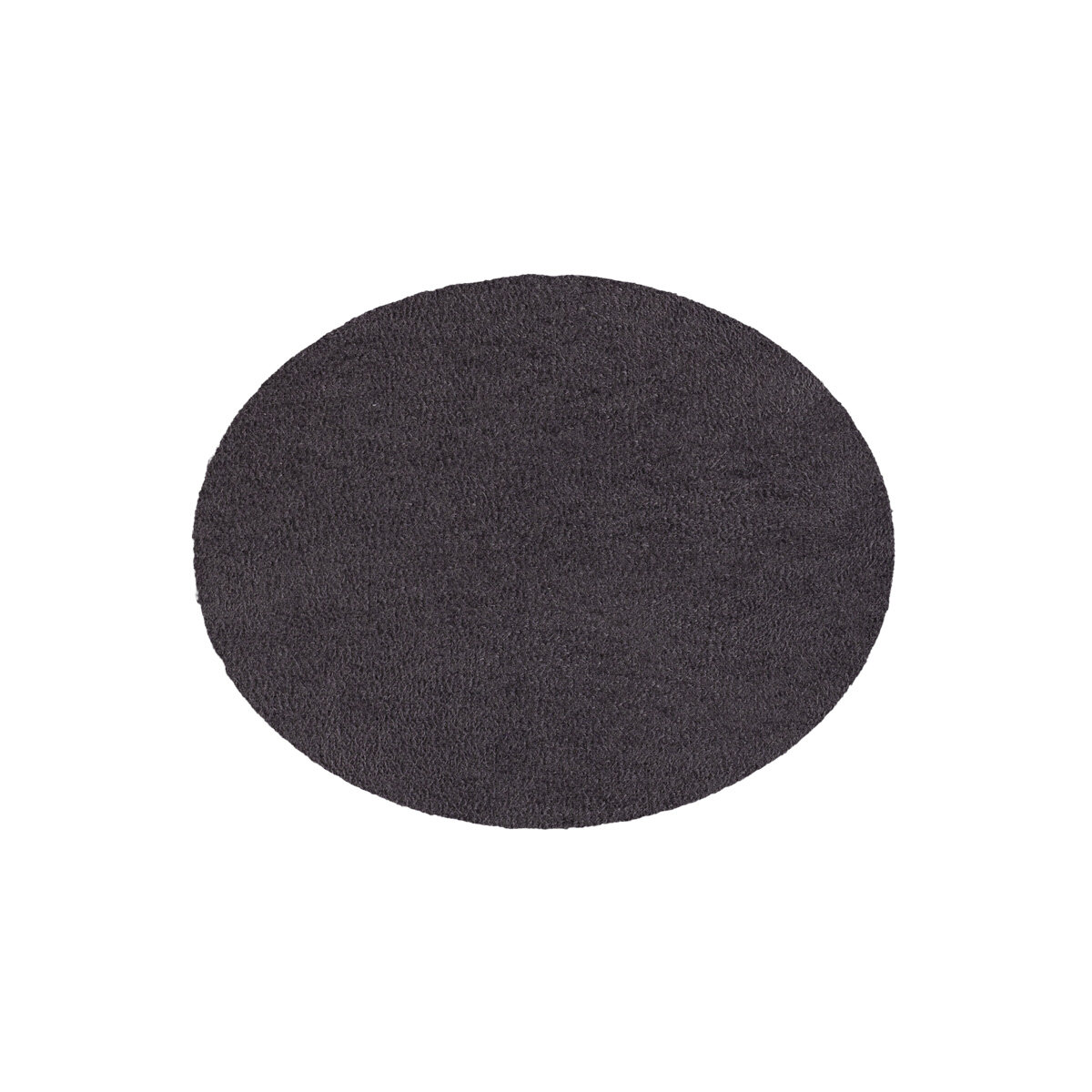 BLITZ термозаплатка овальная из кожзама и замши, размер 8×10 см, цвет серый для одежды